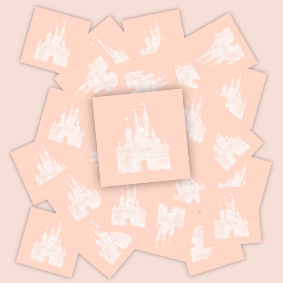 Disney Princess Inspired Castle Sticker Cinderella Castle - Etsy