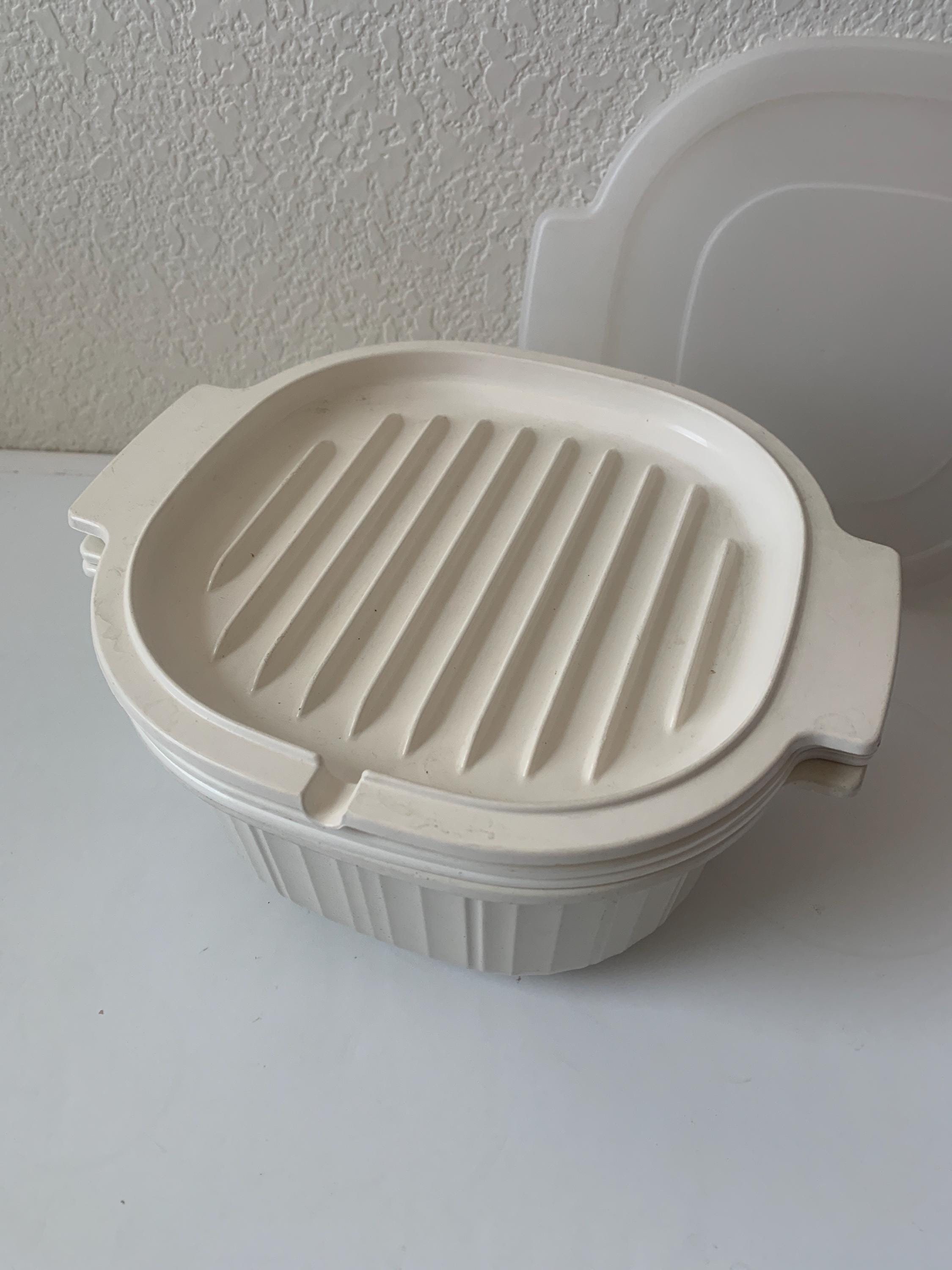 Rubbermaid Stack Cooker Microwave Set of 5 Healthy Cooking Almond - Etsy
