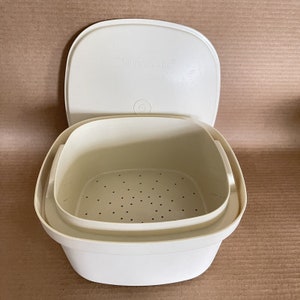 3pcs Tupperware Multi Server Container Steamer 888, Lid 889, and ...