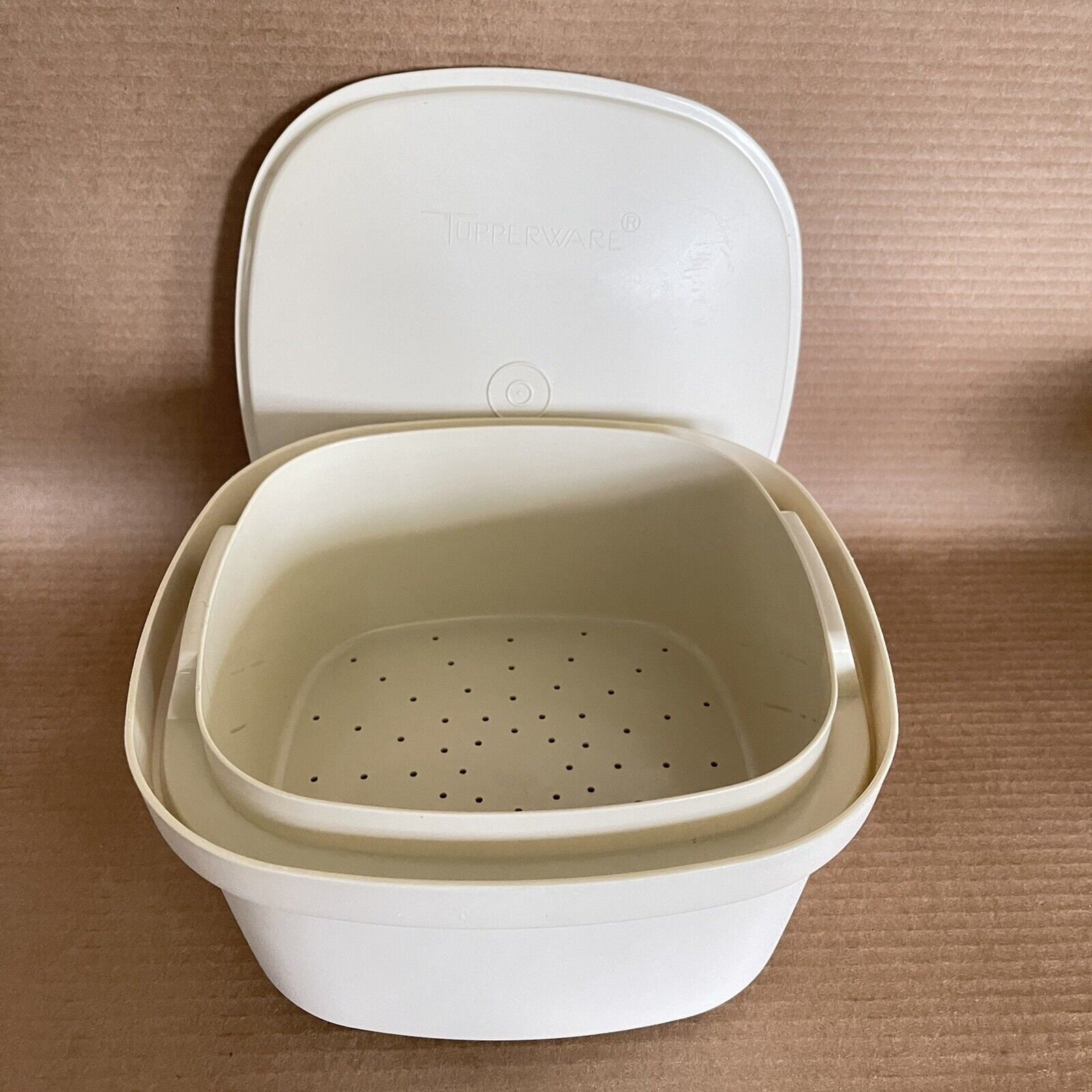 3pcs Tupperware Multi Server Container Steamer 888, Lid 889, and ...