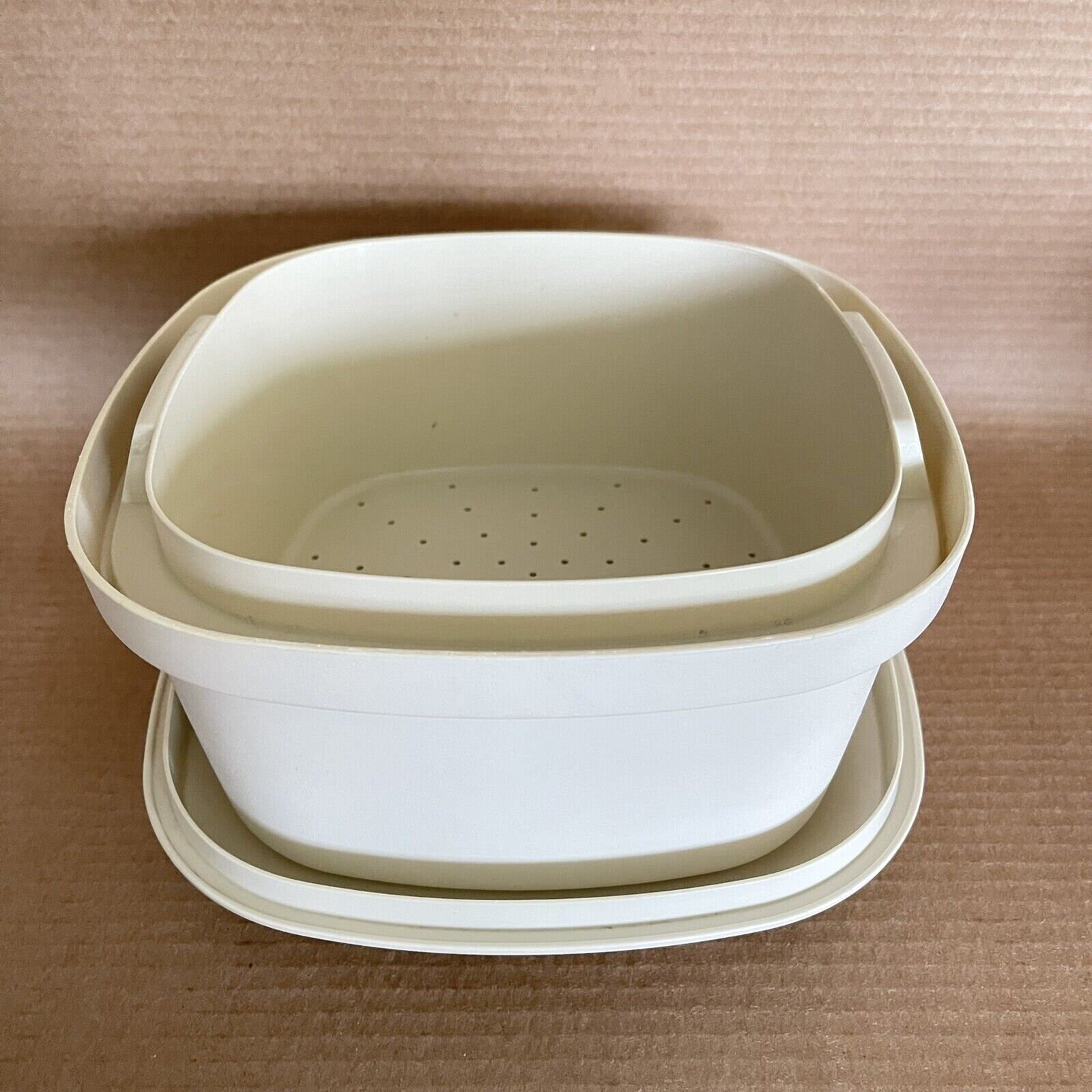 3pcs Tupperware Multi Server Container Steamer 888, Lid 889, and ...