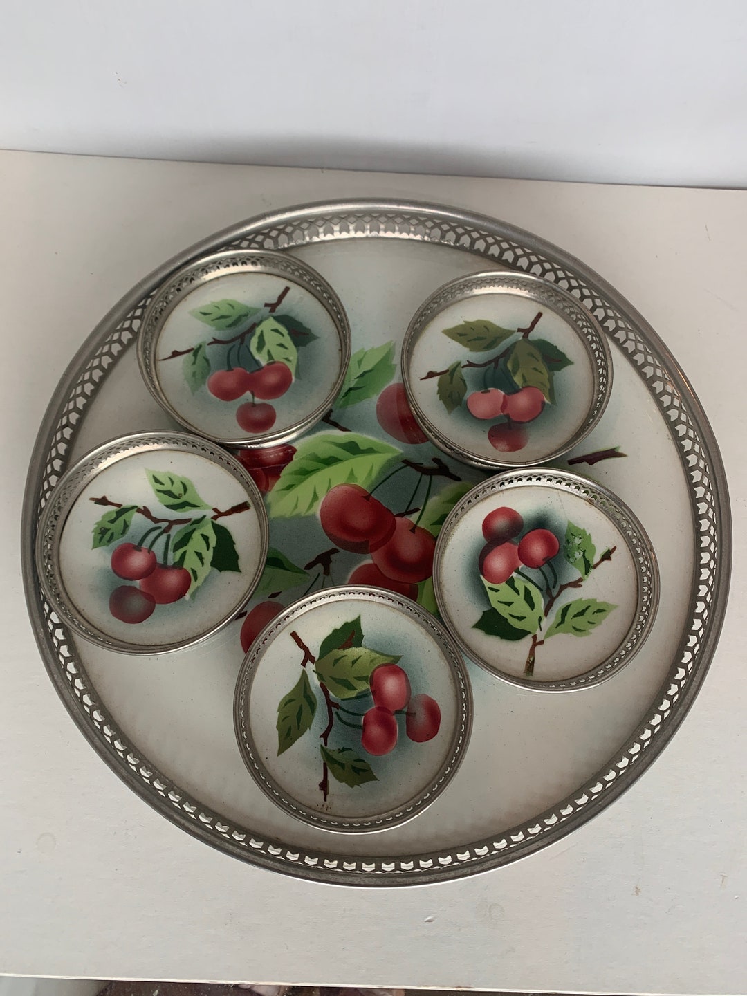 Set of 6 Tritschler Winterhalder Coasters Lead Crystal Hand Cut Made in ...