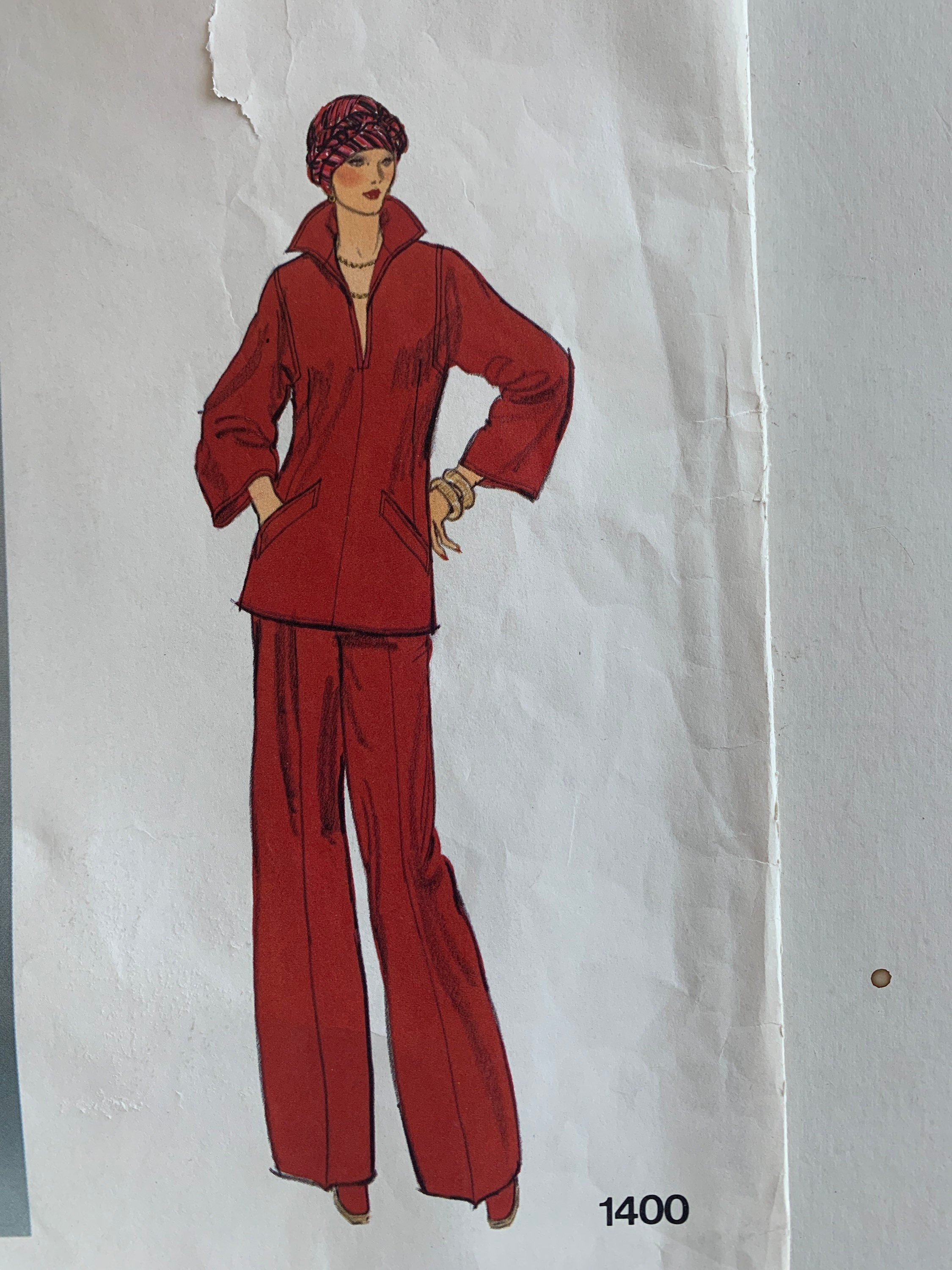 Vogue Paris Original Sewing Pattern Givenchy 1400 Women's Top Skirt ...