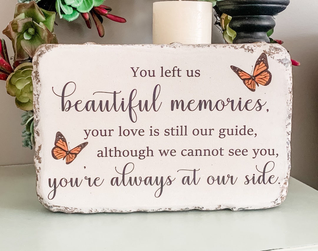Memorial Stone | Monarch Butterfly Memorial | Remembrance Stone ...