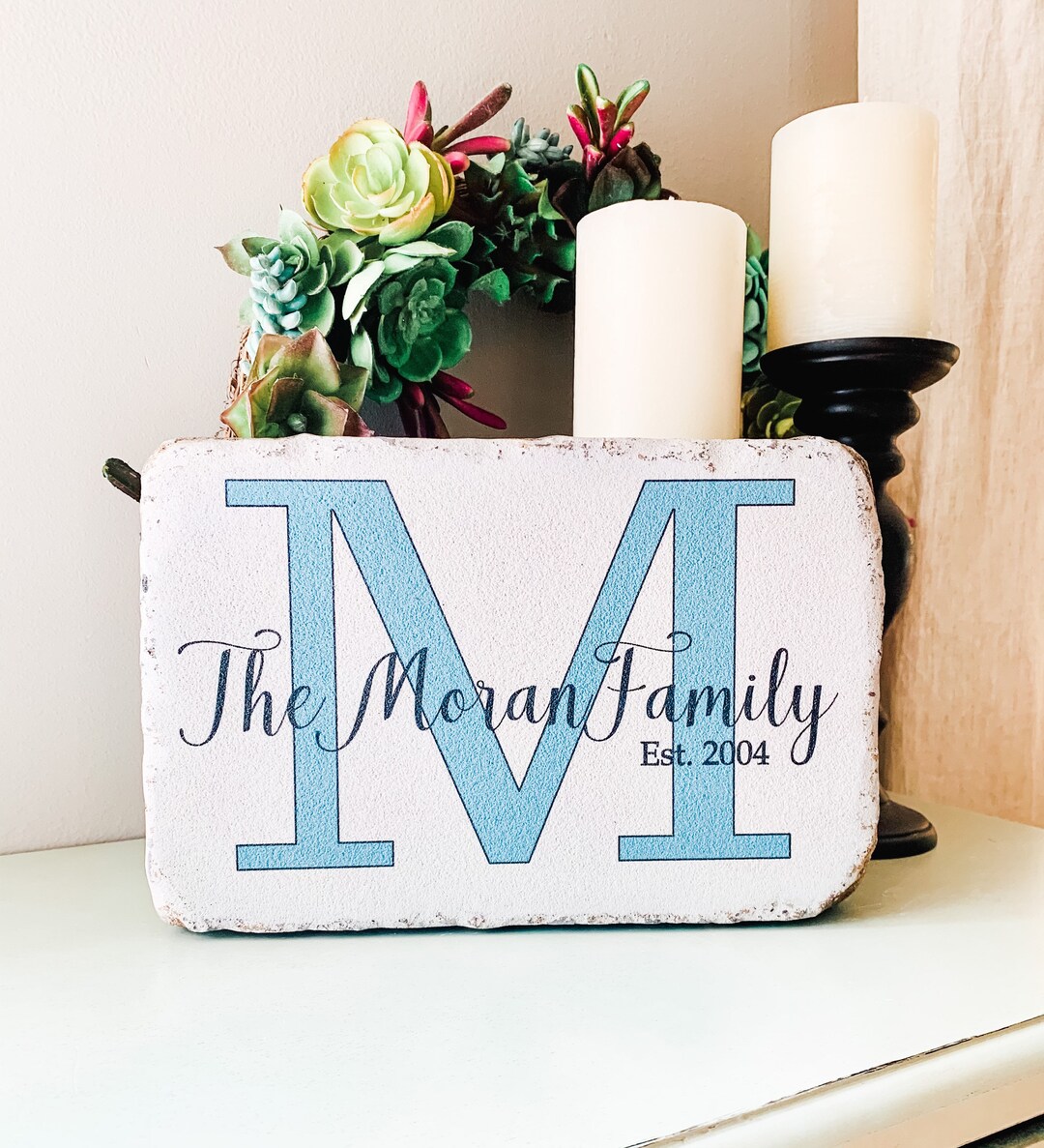 Last Name Garden Stone | Family Established Paver | Wedding Gift ...