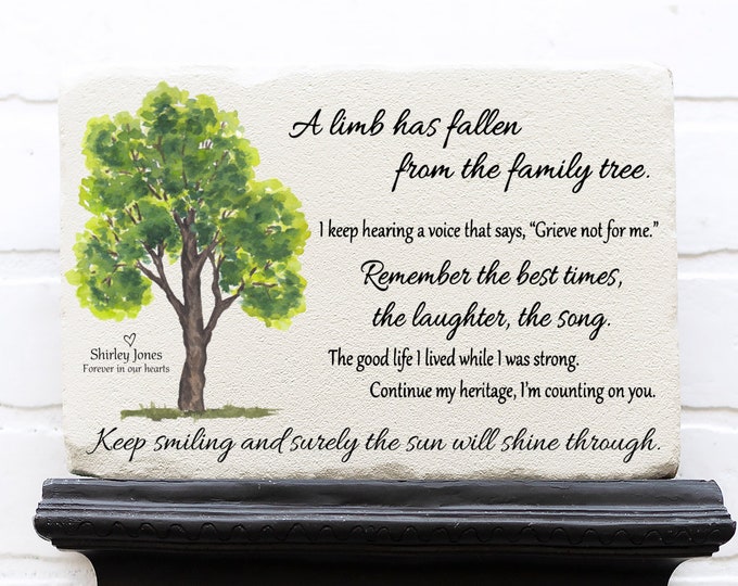 Memorial Stone | Memorial Plaque | Temporary Grave Marker ...