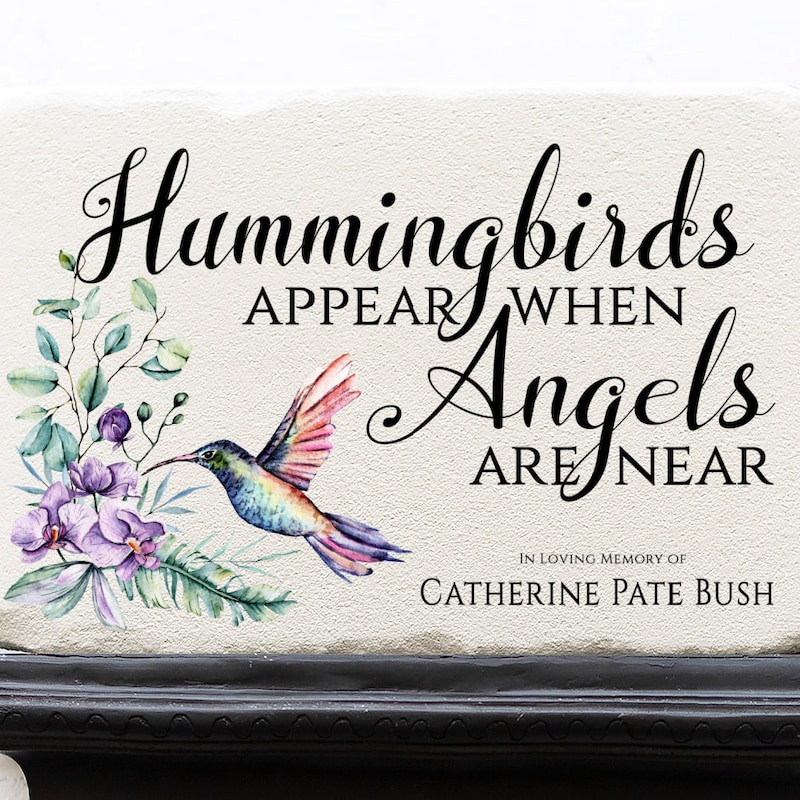 Hummingbird Memorial - Etsy