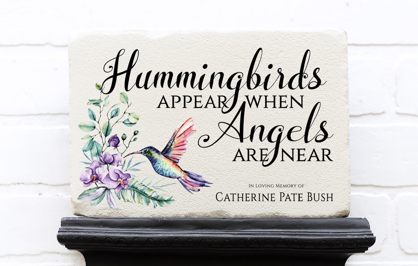 Hummingbird Memorial Stone Baby Loss Sympathy Gift - Etsy