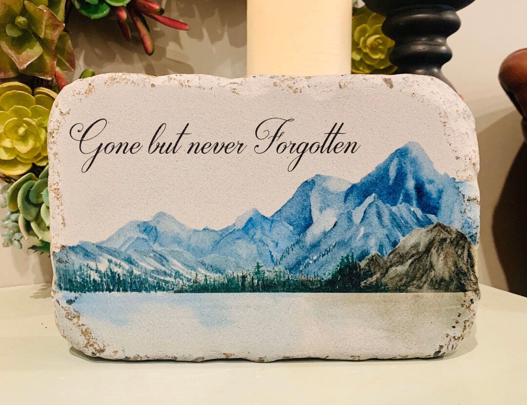 Gone but Never Forgotten | Memorial Gift | Memorial Garden Stone ...