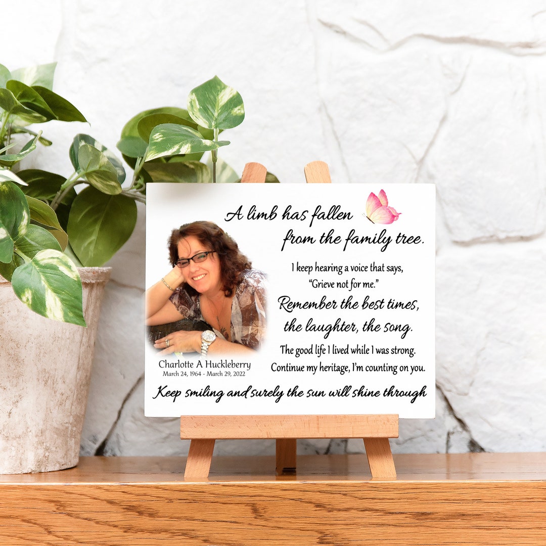 Memorial Sign | Memorial Plaque | Bereavement Gift | Personalized ...