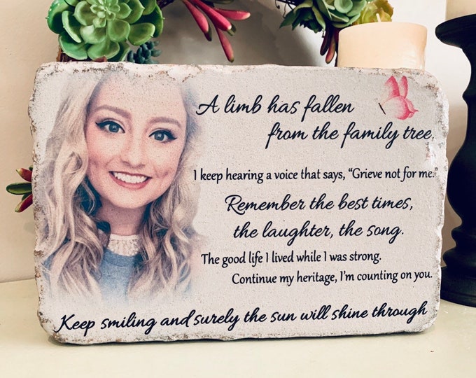 Memorial Stone | Memorial Plaque | Temporary Grave Marker ...