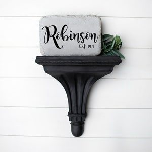 Last Name Garden Stone | Front Porch Decor | Family Established Paver ...