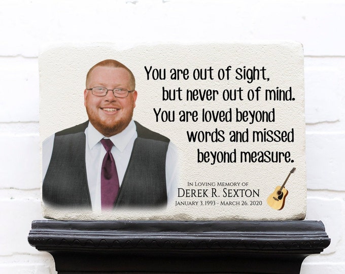 Custom Memorial Stone | Memorial Plaque | Temporary Grave Marker ...