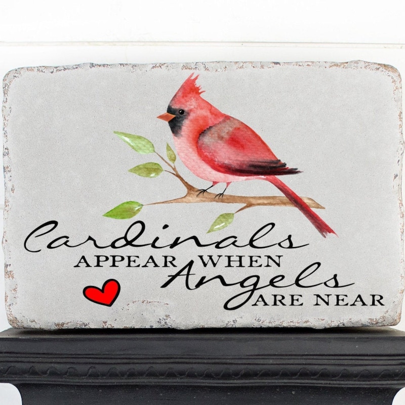 Cardinal Memorial Stone - Etsy