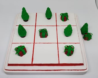 Personalized Tic-tac-toe Games, Kids Tic-tac-toe Game, Christmas Tic ...