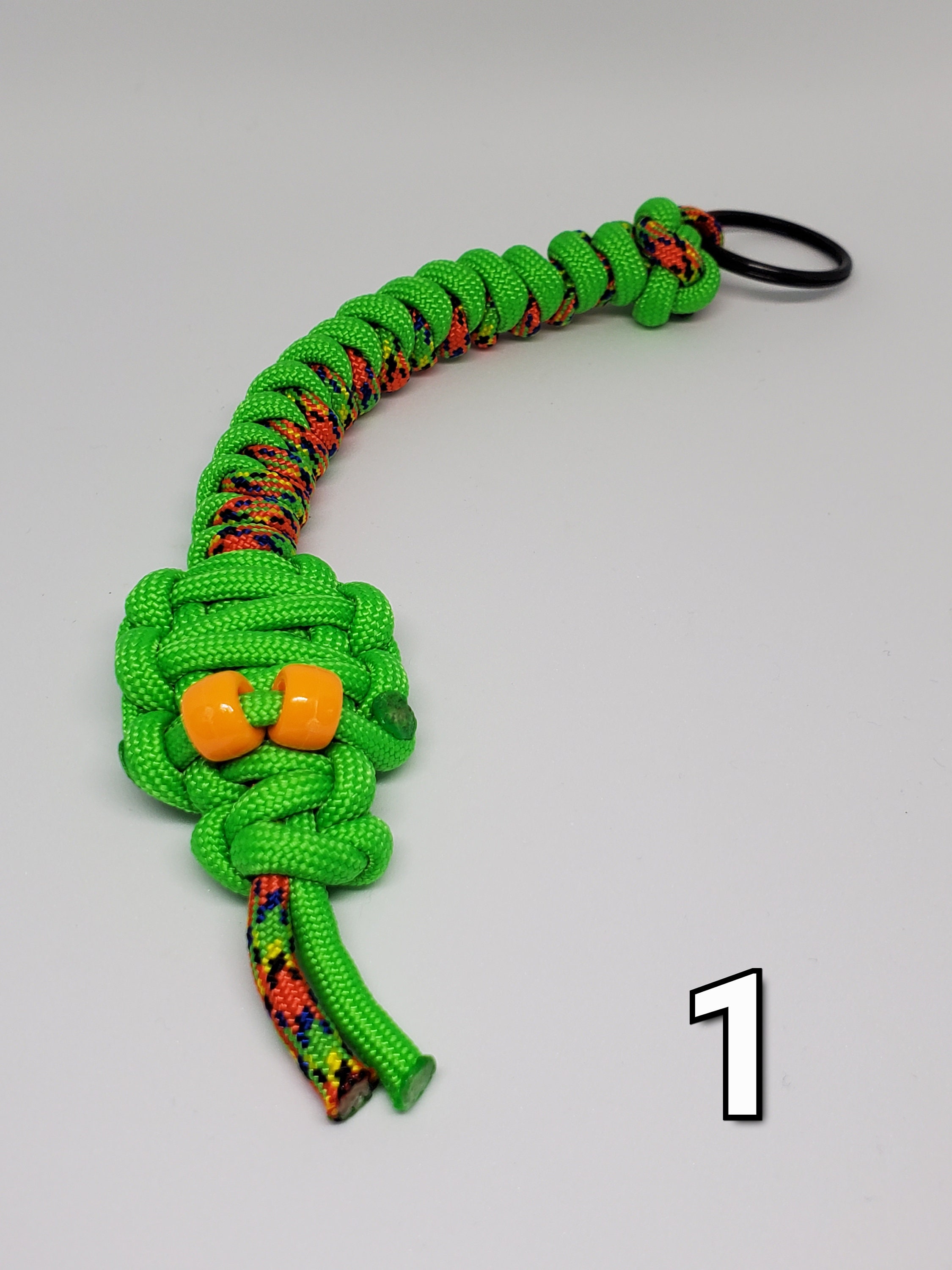 Adorable Paracord Snake Keychains - Etsy