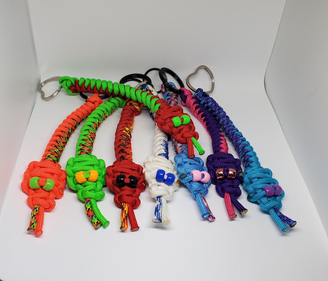 Adorable Paracord Snake Keychains - Etsy