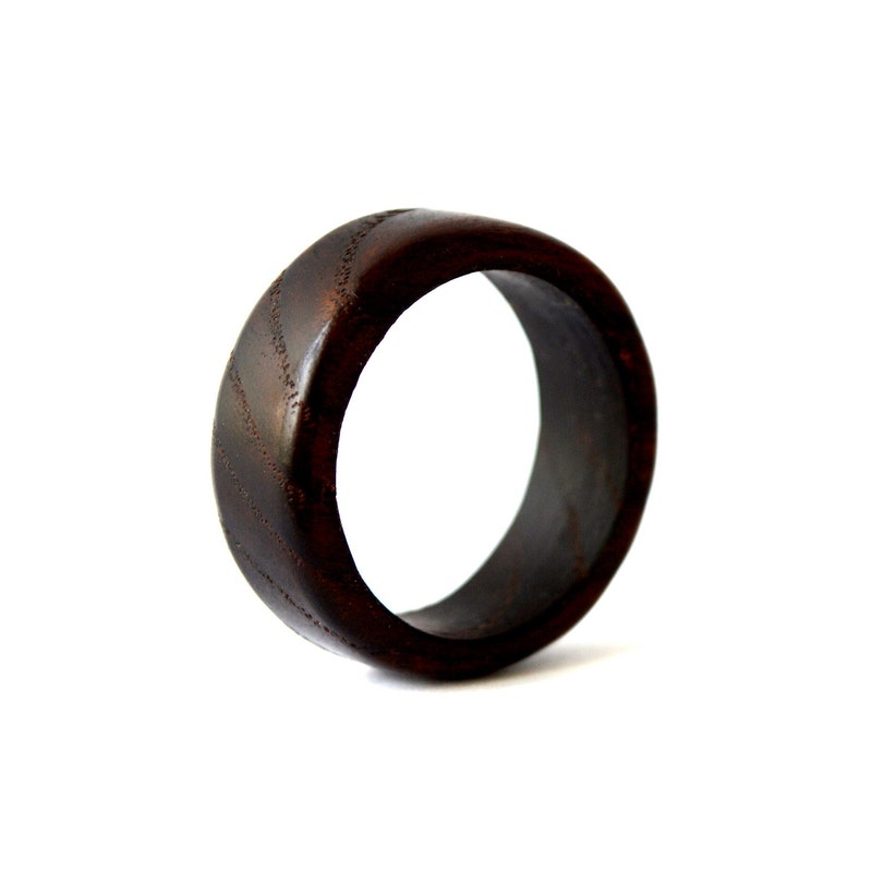 Mens Wood and Ash Ring - Etsy