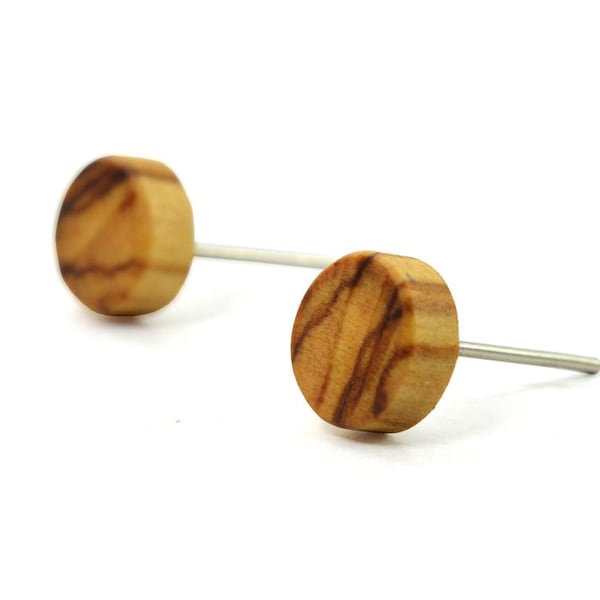 Wood Earrings - Etsy