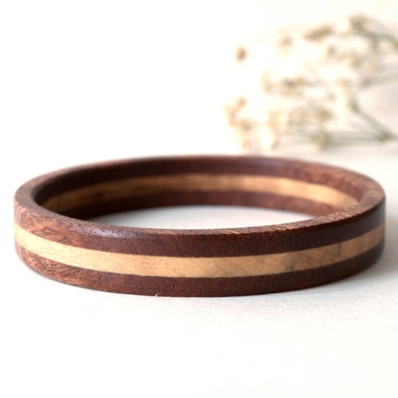 Wooden Bangle - Etsy