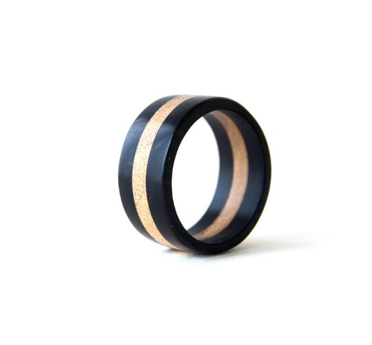 Wood wedding rings wood ring wooden ring set | Etsy