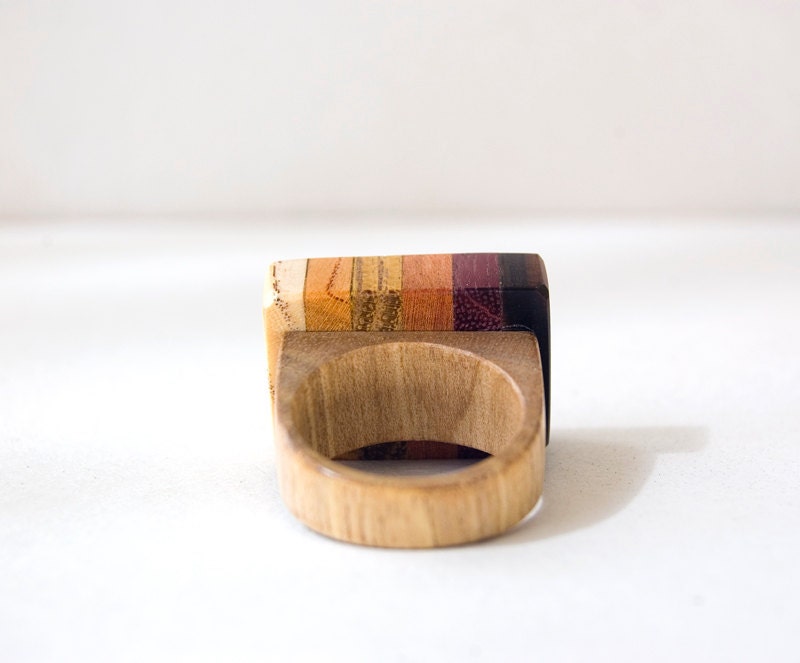 Wood Ring Unique Ring Nature Ring Wooden Rings for Women - Etsy