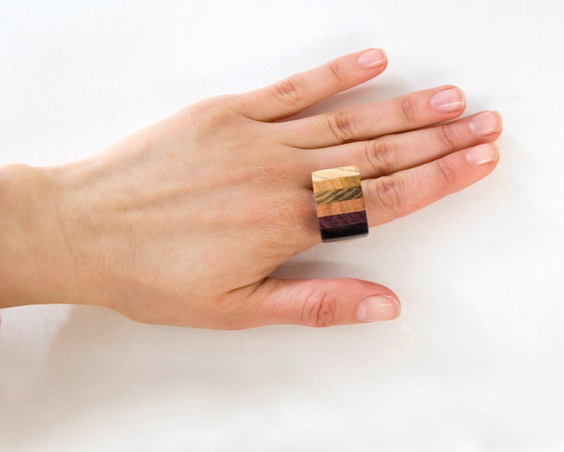 Wood Ring Unique Ring Nature Ring Wooden Rings for Women - Etsy