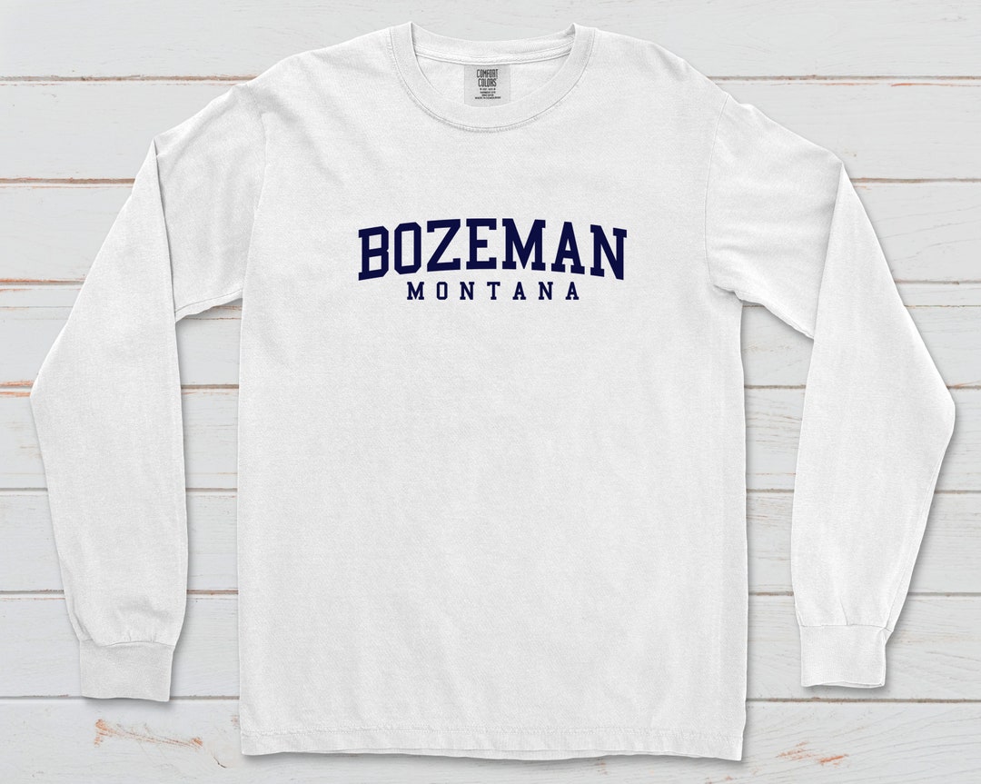 Comfort Colors Bozeman Montana Long Sleeve T-shirt - Etsy