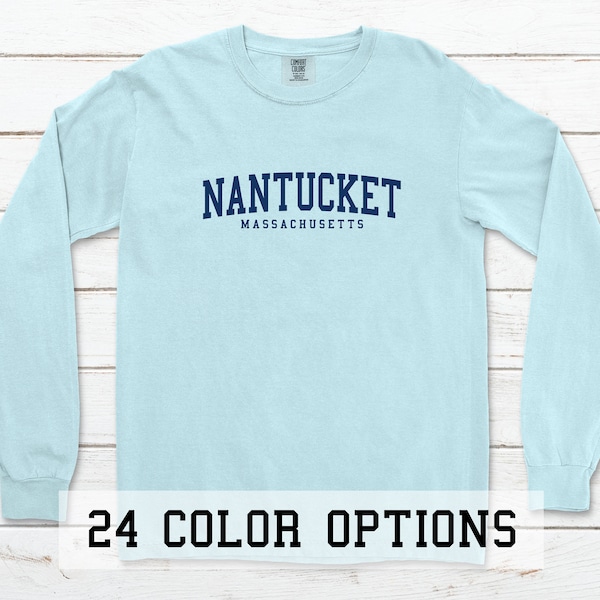 Nantucket Long Sleeve T Shirt - Etsy