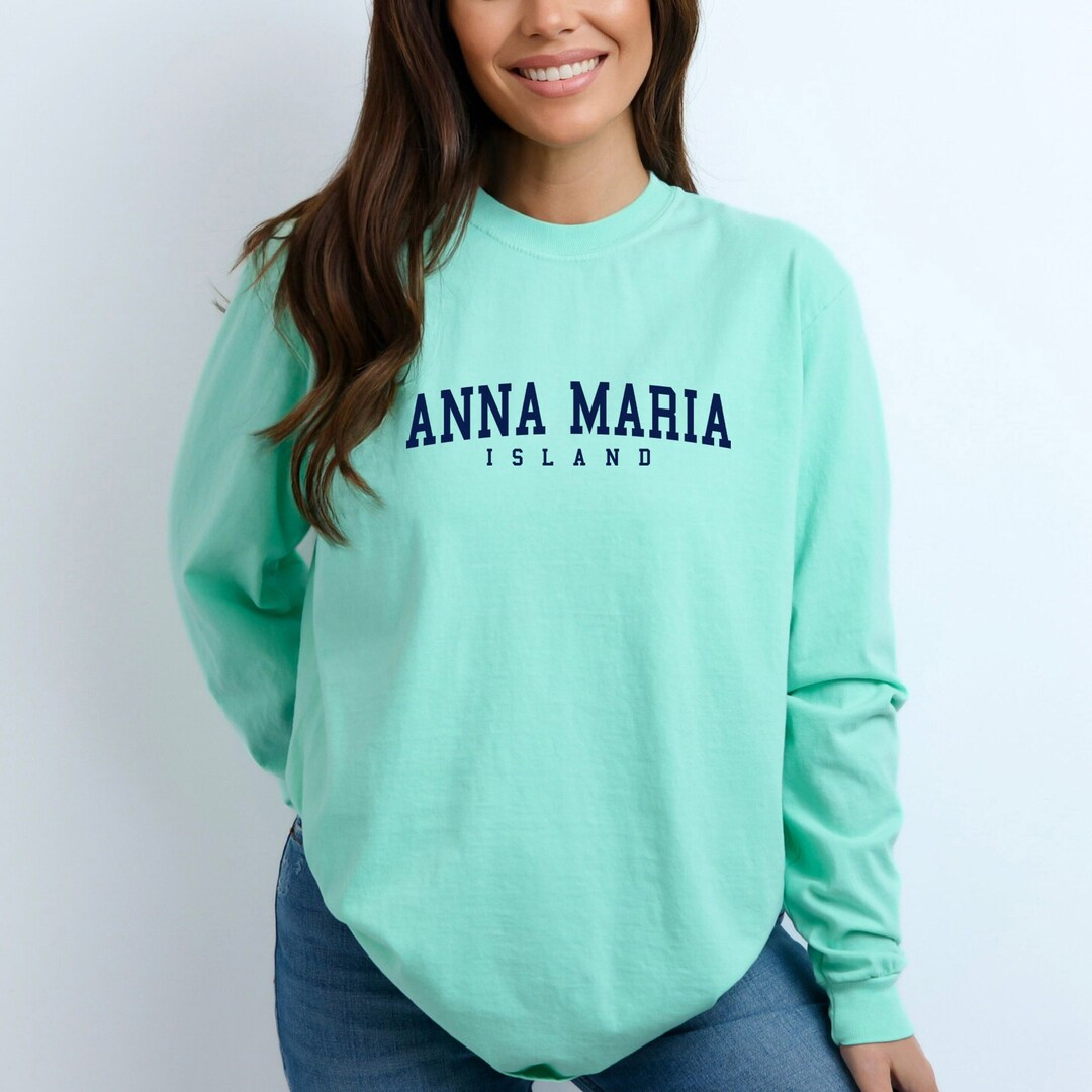 Comfort Colors Anna Maria Island Long Sleeve T-shirt - Etsy