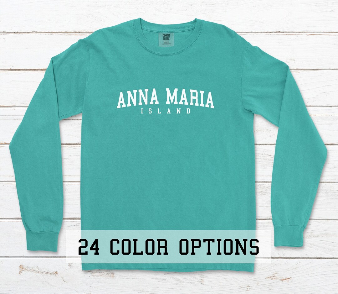 Comfort Colors Anna Maria Island Long Sleeve T-shirt. - Etsy