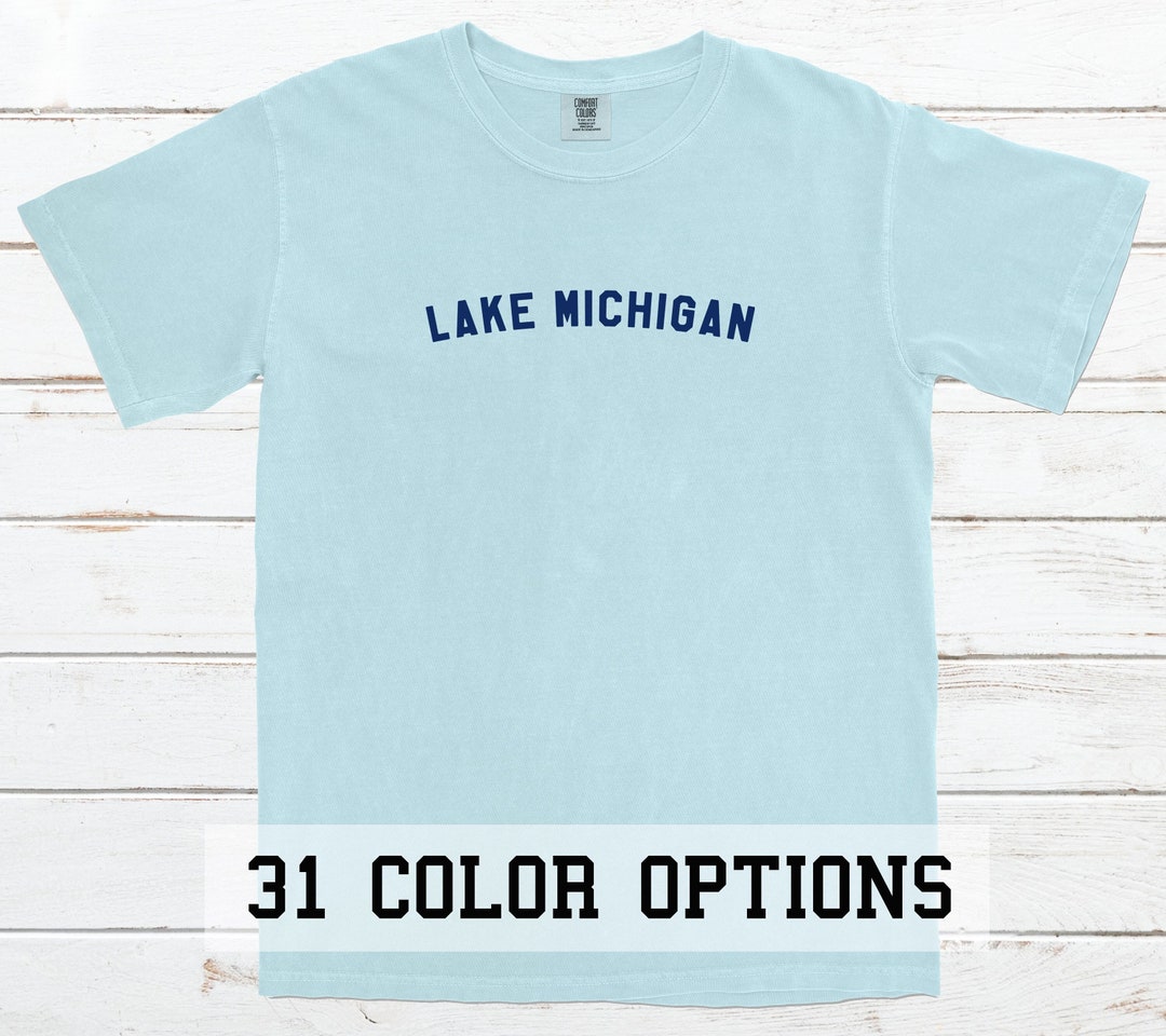 Comfort Colors Lake Michigan Short Sleeve T-shirt - Etsy