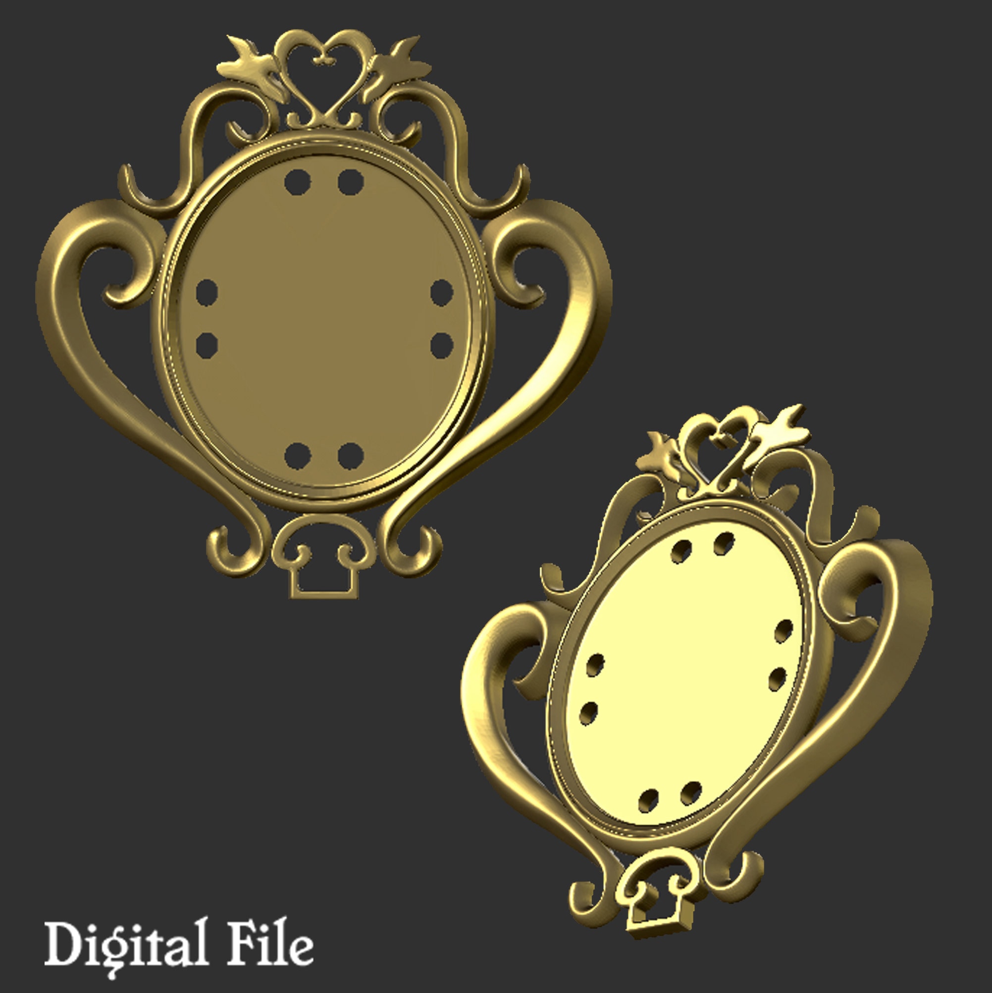 Princess Peach Brooch 3D Model *STL Digital File* - Etsy