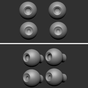 6mm Doll Eye Base STL Digital File - Etsy