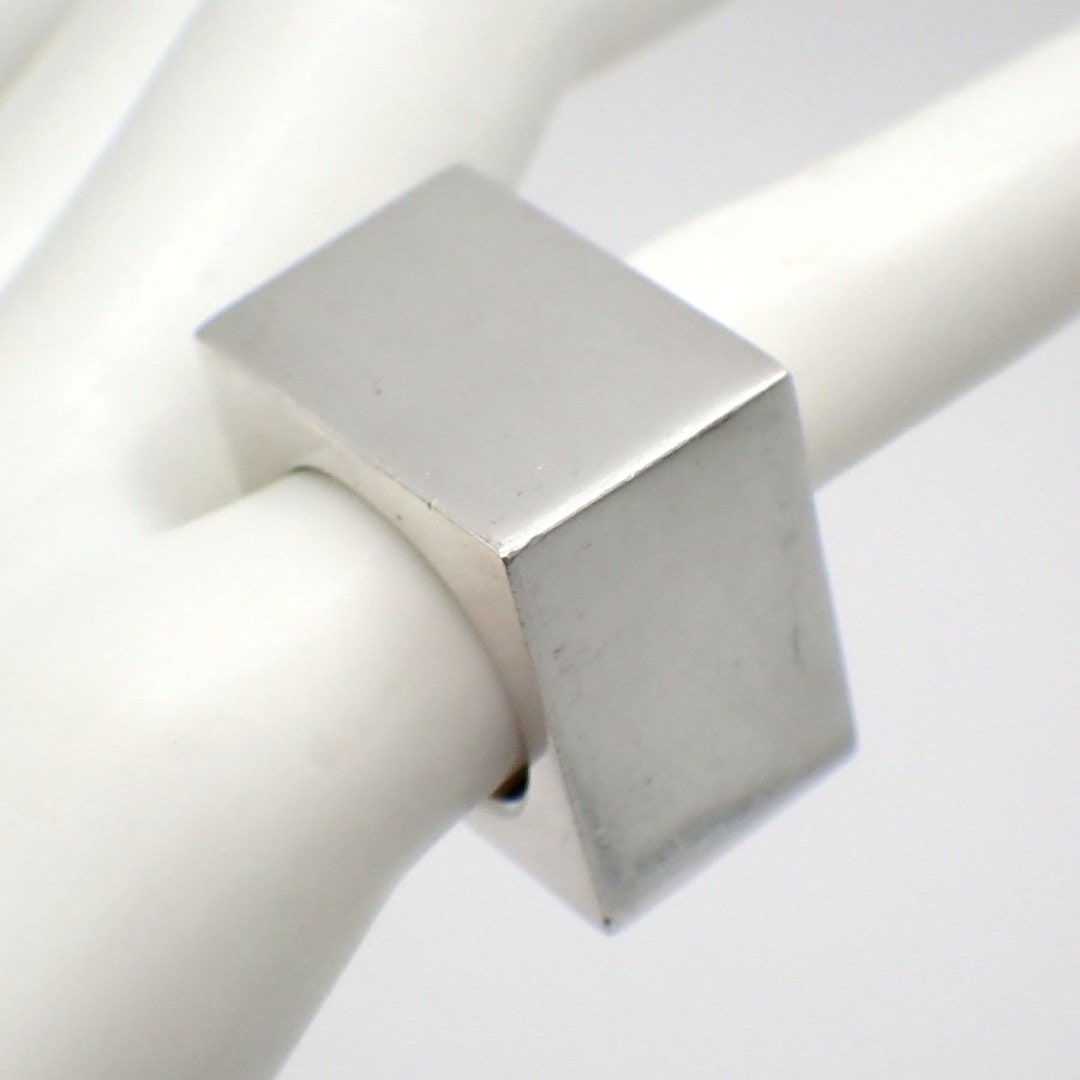 Square Form Ring Sterling Silver - Etsy