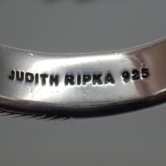 Judith Ripka Three Section Ring Sterling Silver CZ Si… - Gem