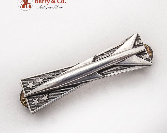 US Air Force Rocket Missile Brooch Pin N S Meyer Inc Sterling Silver - Etsy