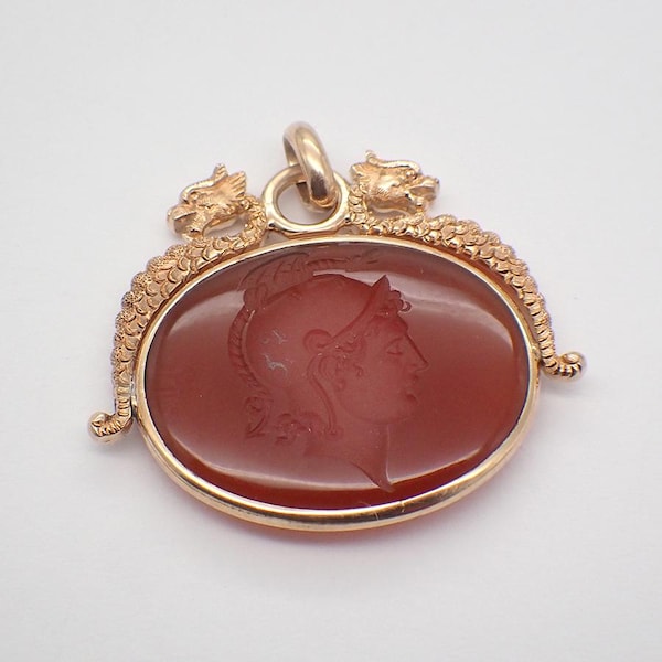 Intaglio Pendant - Etsy