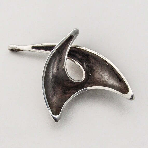 Handmade Modernist Abstract Pendant Hasken Sterling S… - Gem