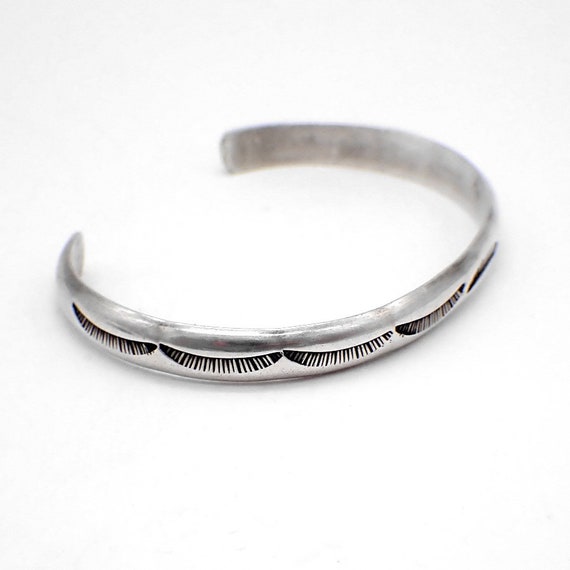 sterling silver navajo cuff - Gem