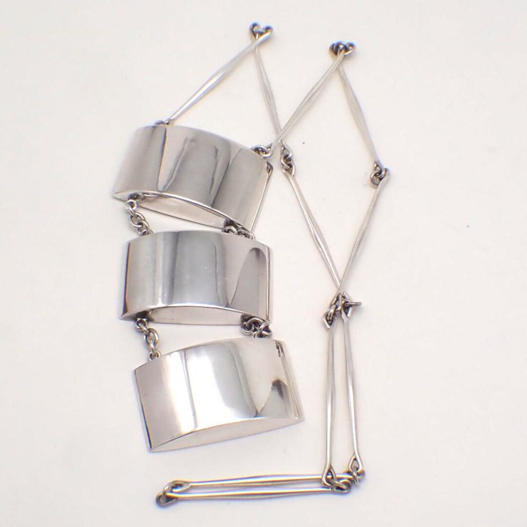 Georg Jensen Modernist Three Segment Necklace Nr 127 Astrid Fog ...