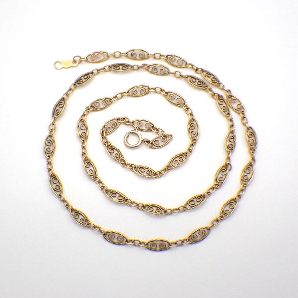 Filigree Necklace - Etsy