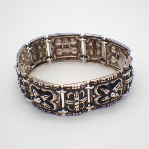 Art Deco Bracelet David Andersen Sterling Silver Norw… - Gem