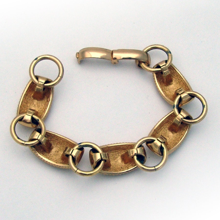 Christian Dior Bracelet Gold Tone Links Germany - Etsy Christian Dior Bracelet Gold Tone Links Germany - Etsy