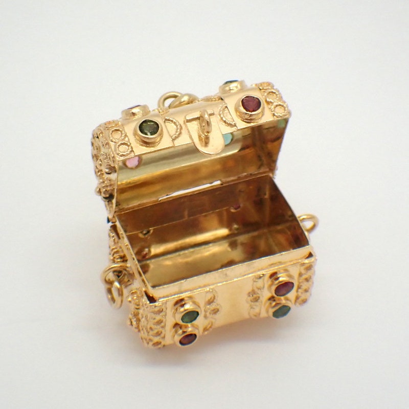 Gold Treasure Chest - Etsy