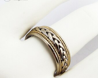 Braided Gold Ring - Etsy