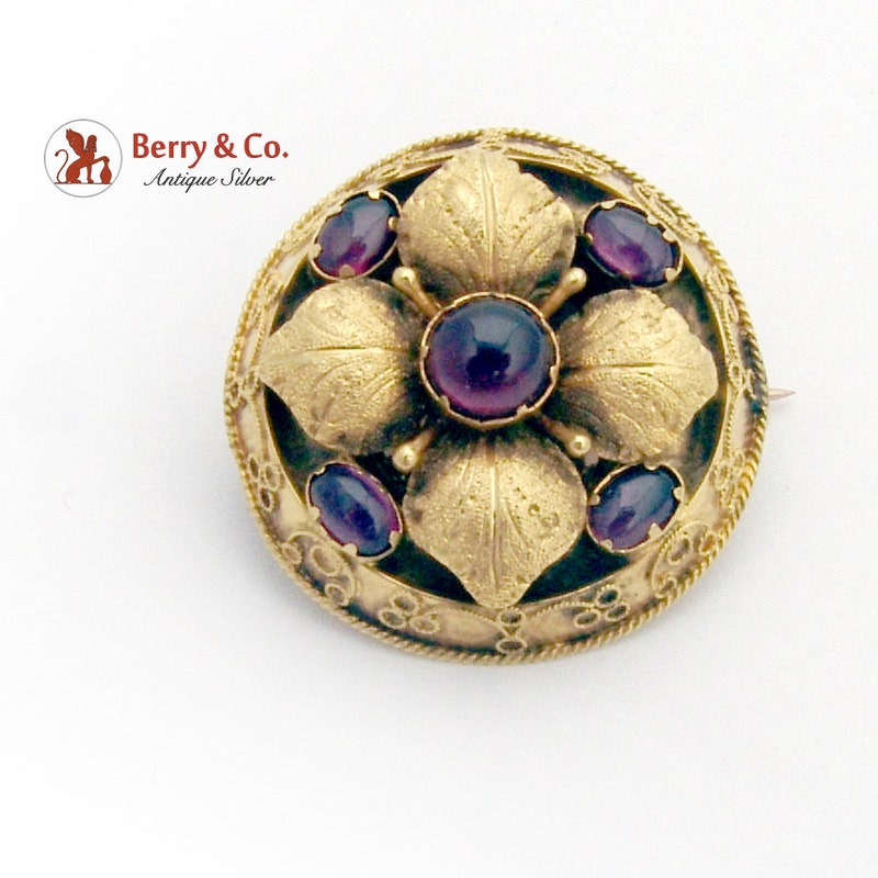 Alexandrite Brooch - Etsy