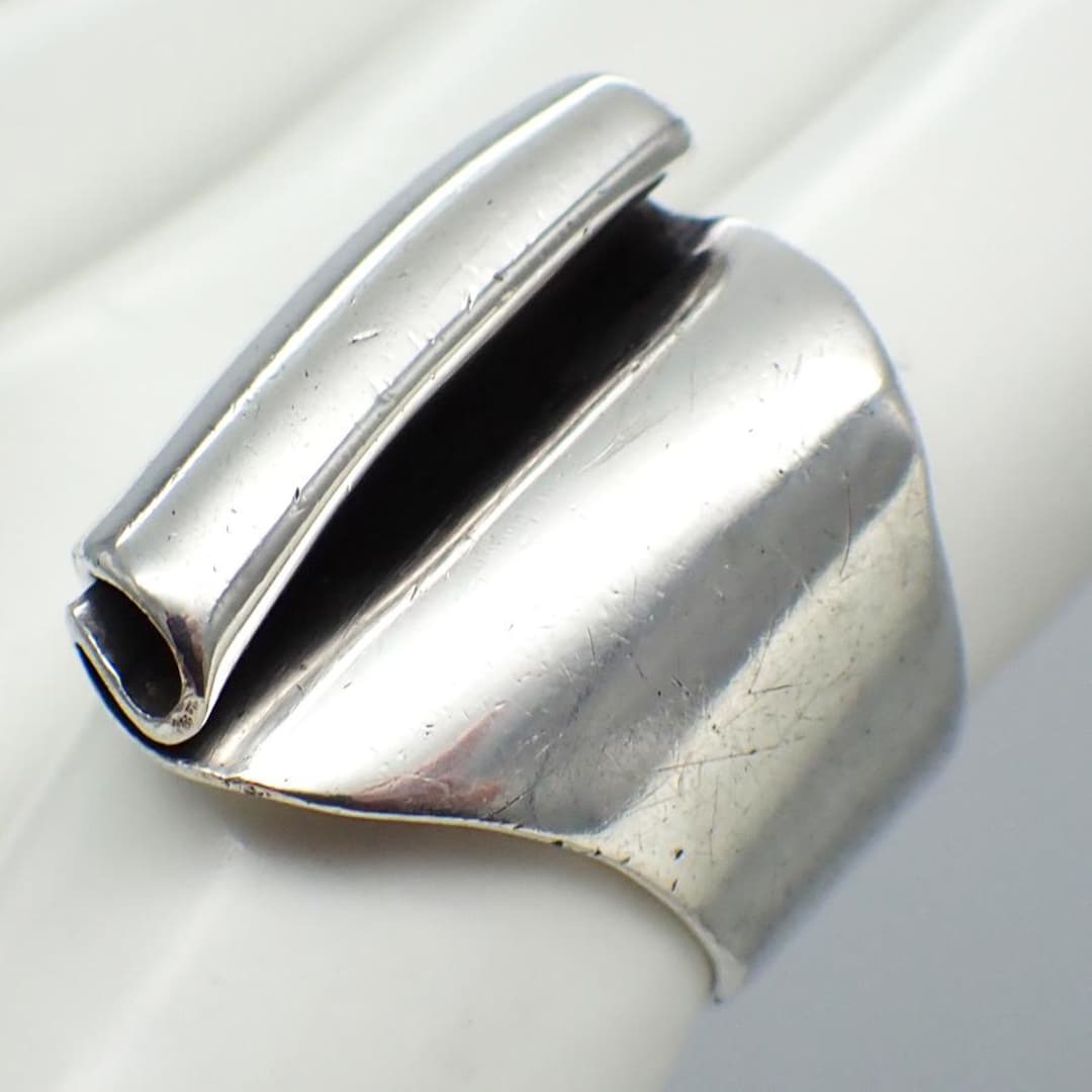 Peter Small Modernist Ring Sterling Silver - Etsy
