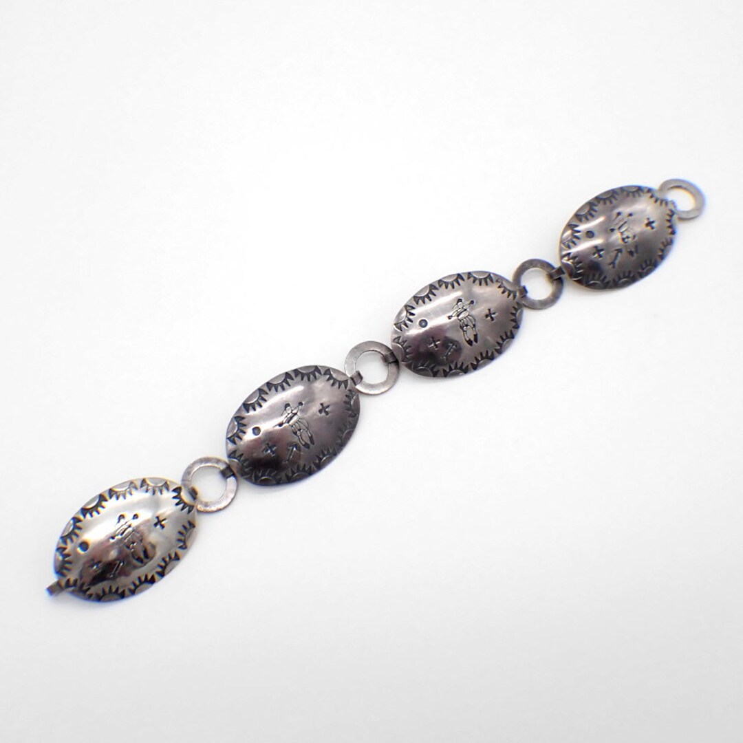 Oval Concho Bracelet Sterling Silver Annie Kajiya 4 Sign Language - Etsy