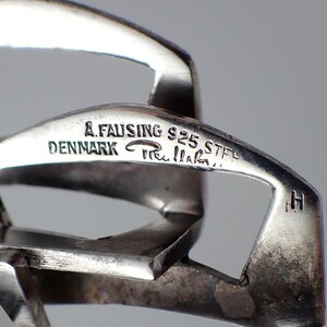 Modernist Brutalist Brooch Age Fausing Sterling Silver Denmark - Etsy